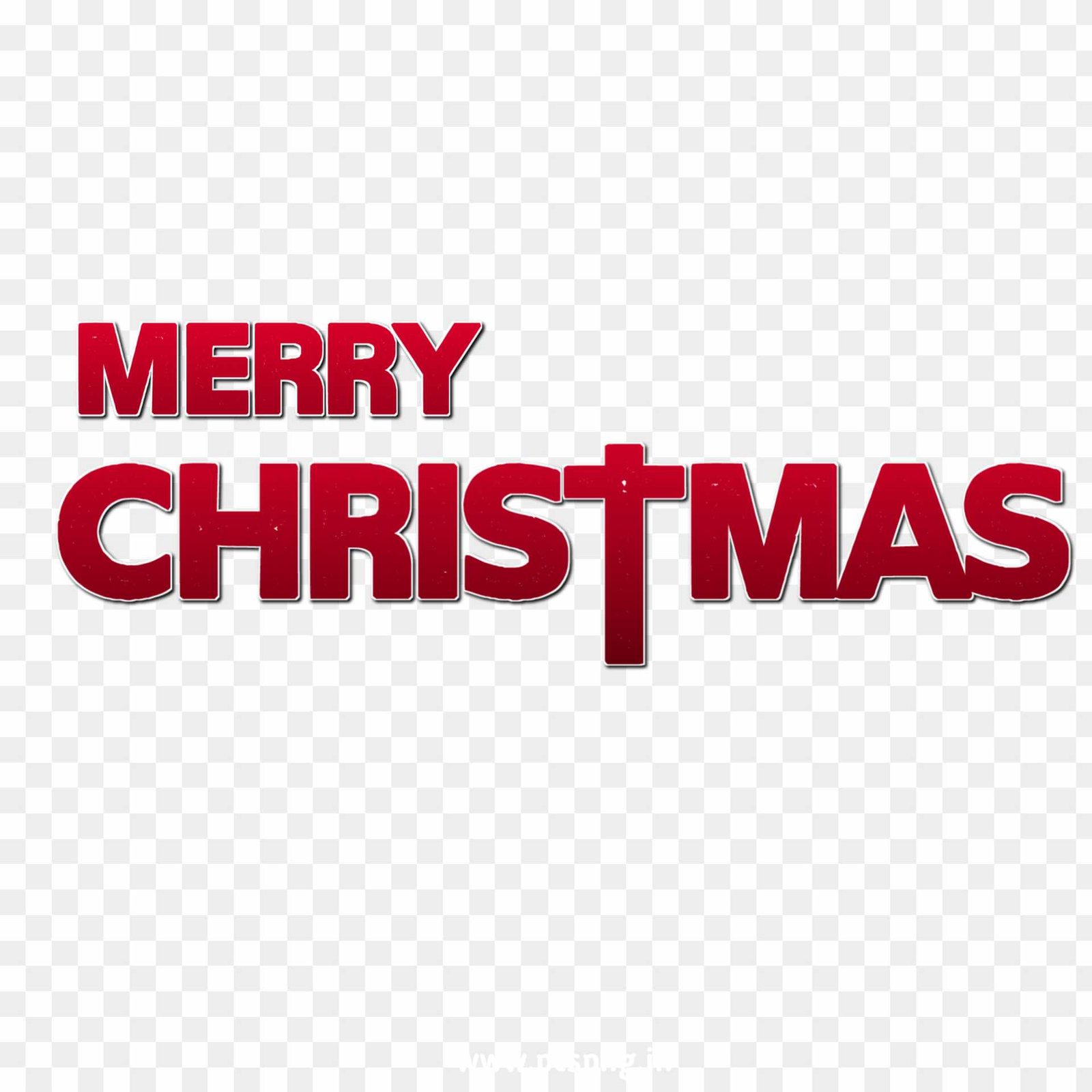 Merry Christmas Text Transparent
